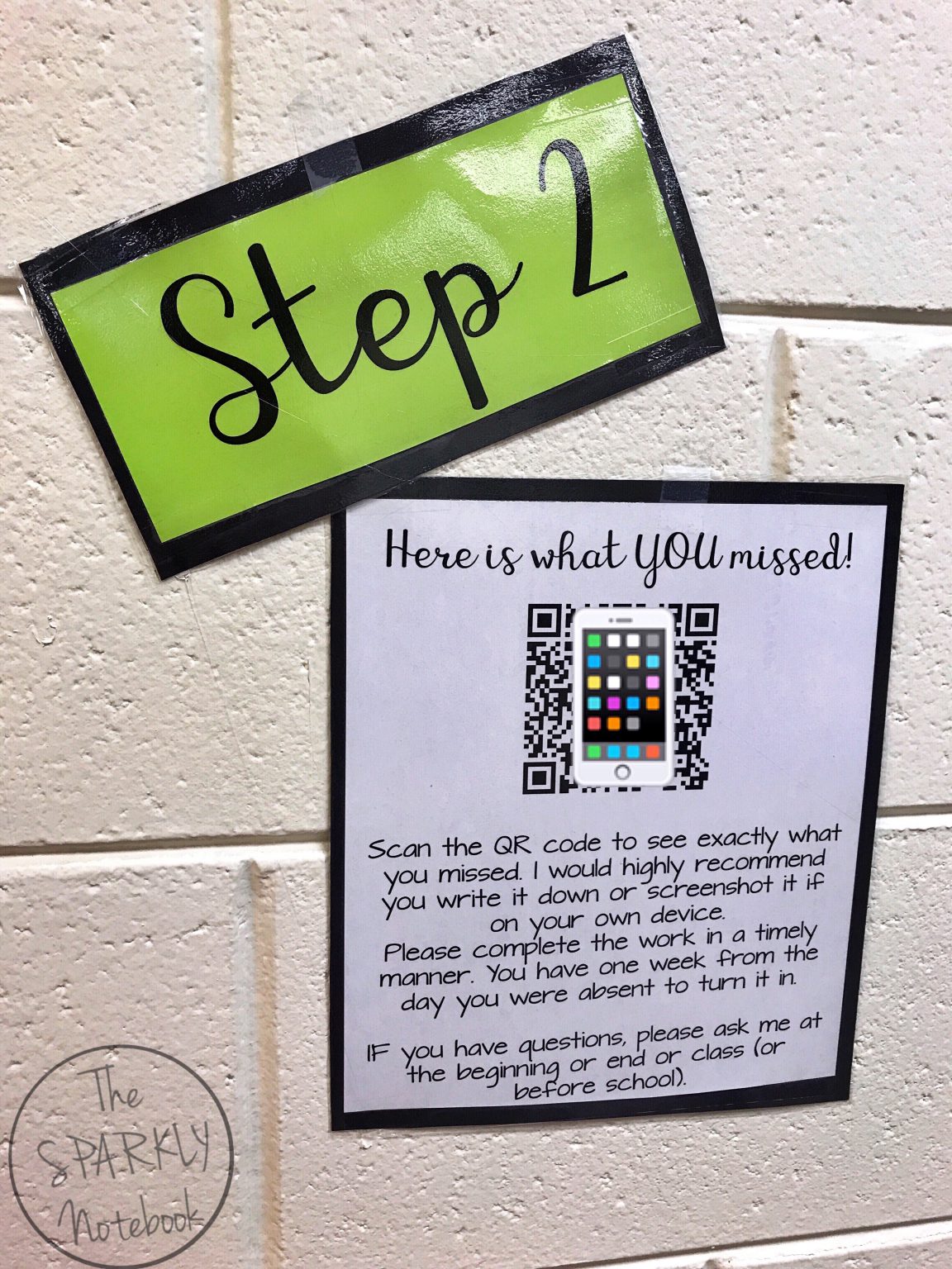 The best plan for working with absent students - The Sparkly Notebook