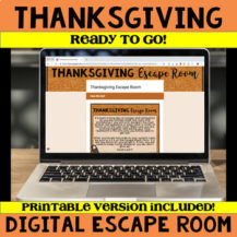 Thanksgiving ELA Digital Escape Room - Common Core Aligned - The ...