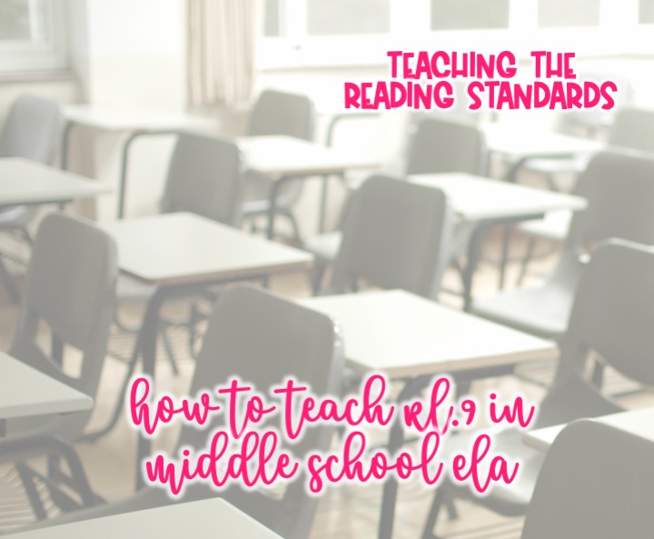 How To Teach Rl 9 In Middle School The Sparkly Notebook