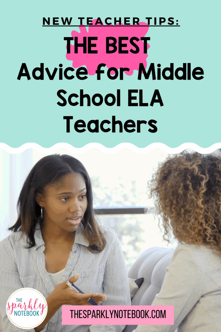 New Teacher Series: The Best Advice for New Middle School ELA Teachers ...