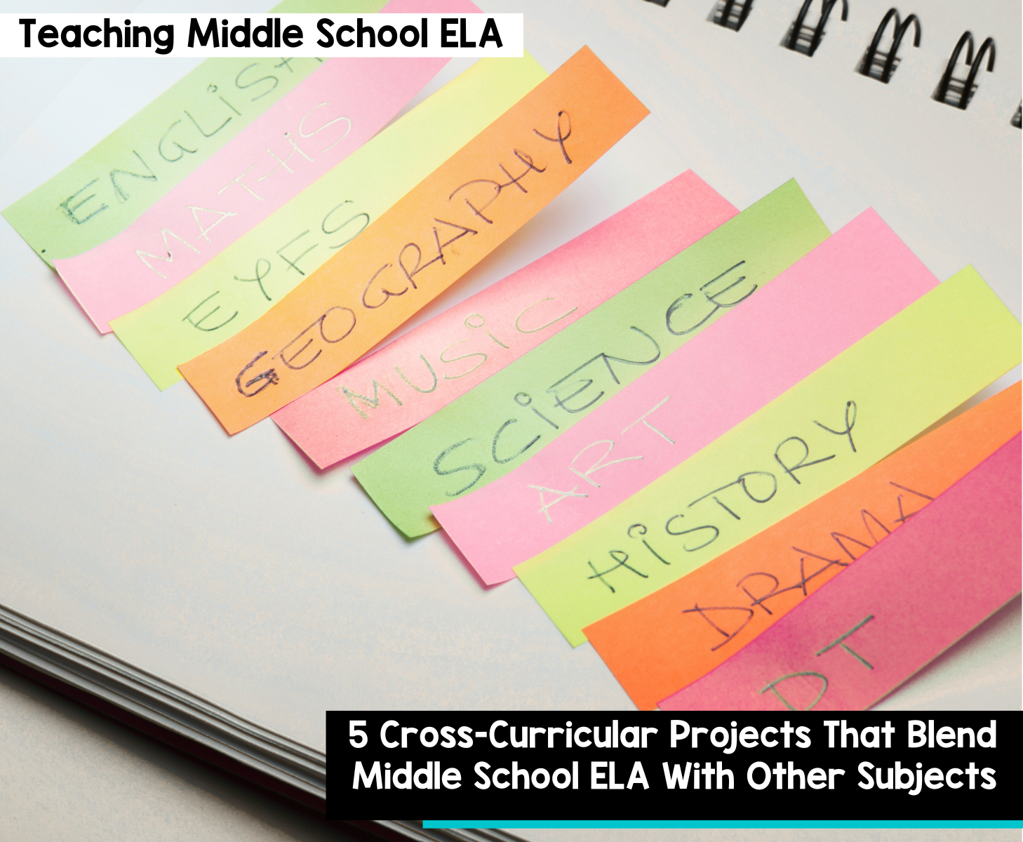 5 Cross-Curricular Projects That Blend Middle School ELA With Other ...